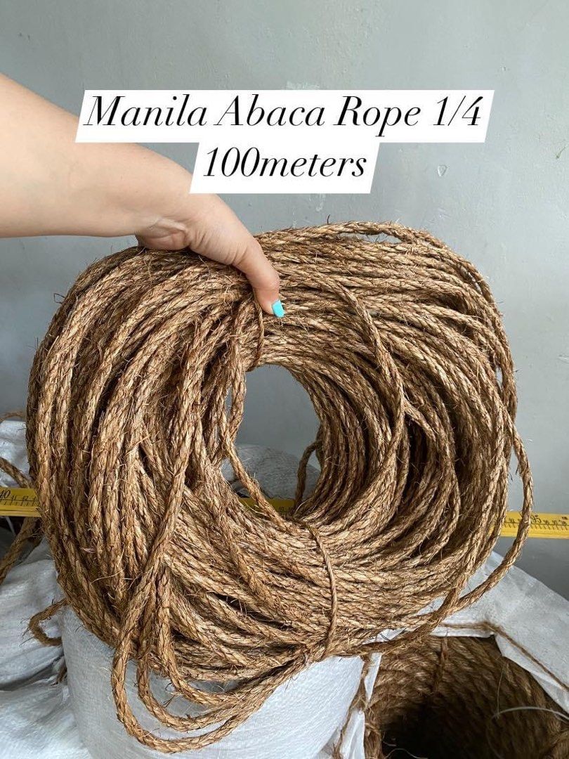 Manila Abaca Rope, Sports Equipment, Hiking & Camping on Carousell
