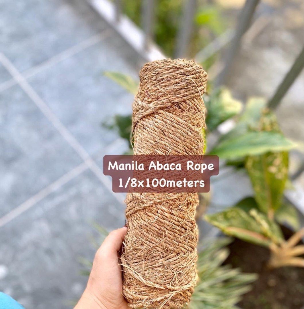 Manila Abaca Rope, Sports Equipment, Hiking & Camping on Carousell