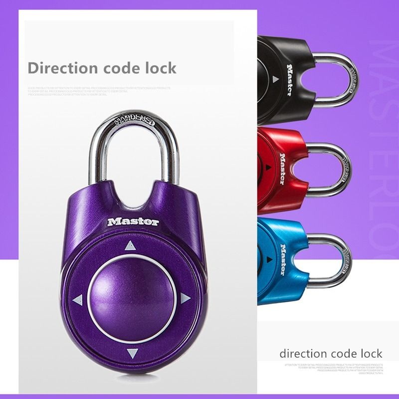 Master Lock Portable Combination Directional Password Padlock Gym ...