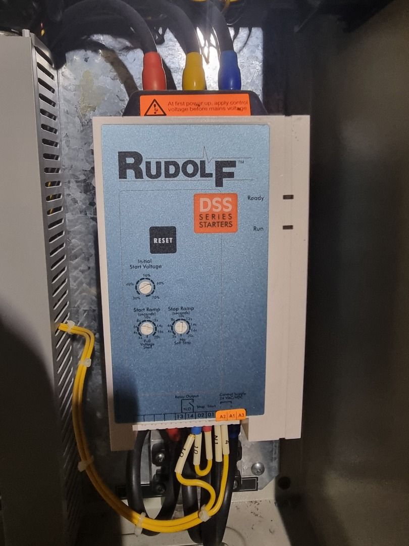 Max 22KW, Motor Control Panel Completed set with (Soft Start unit ...
