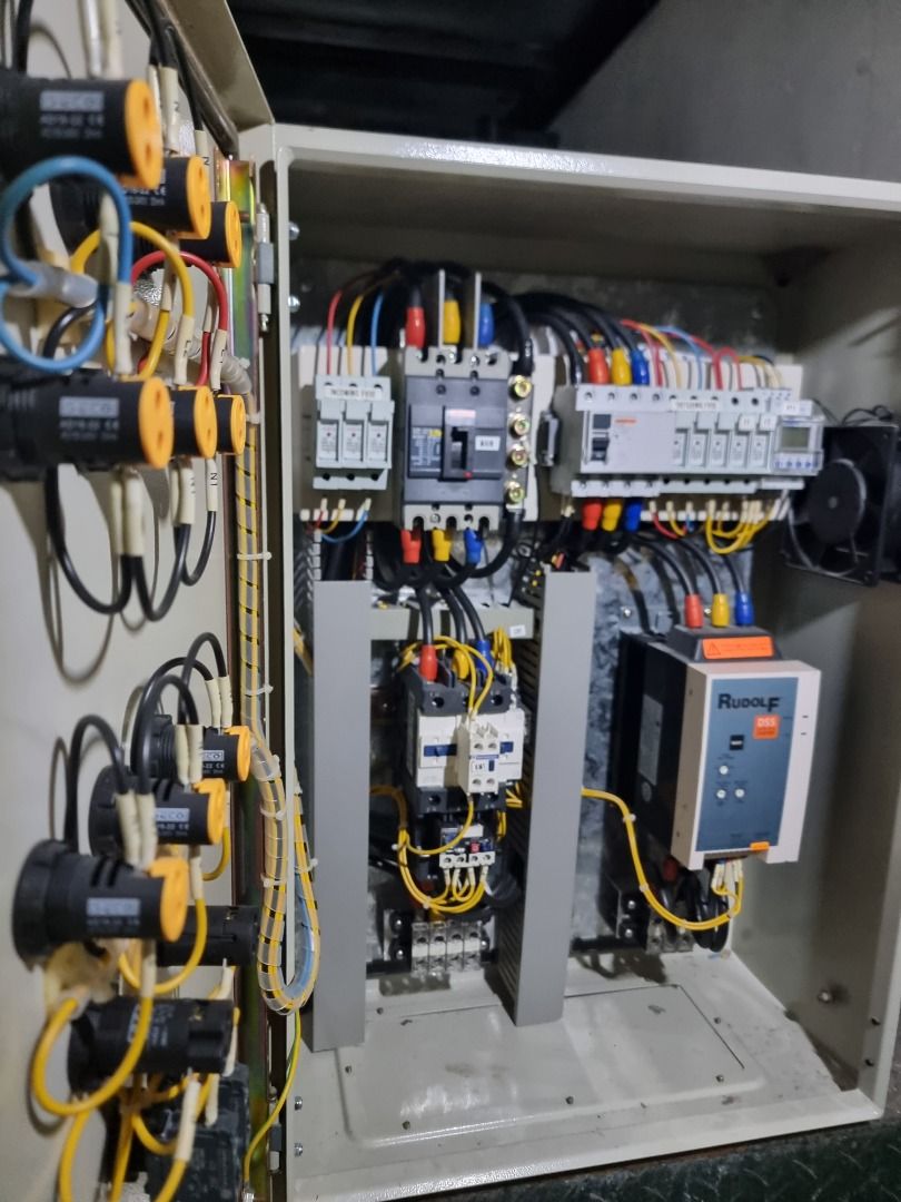 Max 22KW, Motor Control Panel Completed set with (Soft Start unit) 400VAC, More info please ...