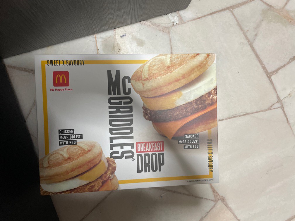 McGriddles box empty packaging, Hobbies & Toys, Stationery & Craft ...