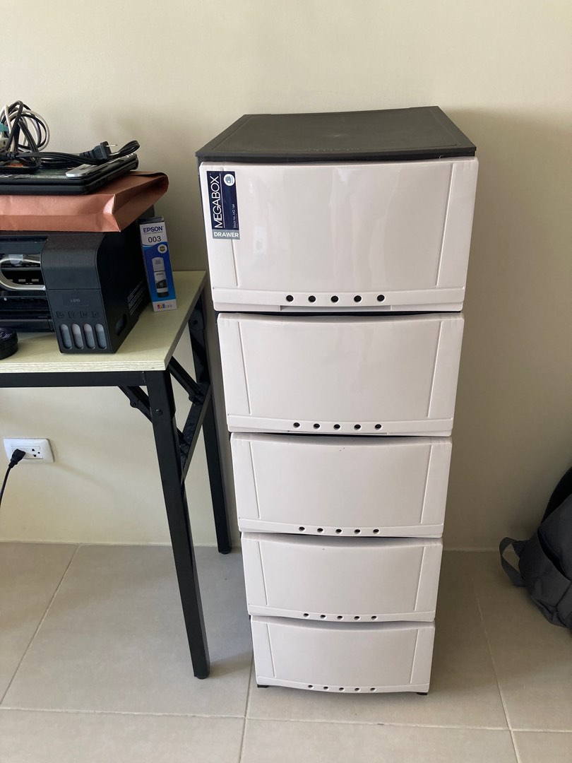 Megabox 5 Layer Drawer Beige, Furniture & Home Living, Furniture ...