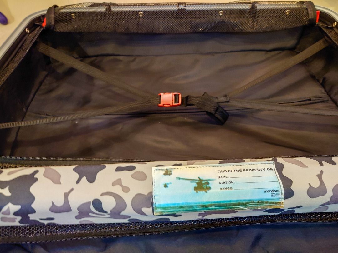 mendoza SEAHAWK special edition Camo rugged 29" large check-in luggage ...
