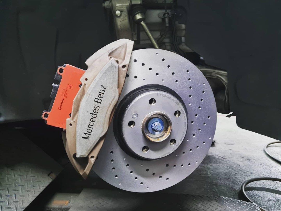 Mercedes W205 Amg Brakes and Upsize Rotor, Car Accessories, Accessories ...