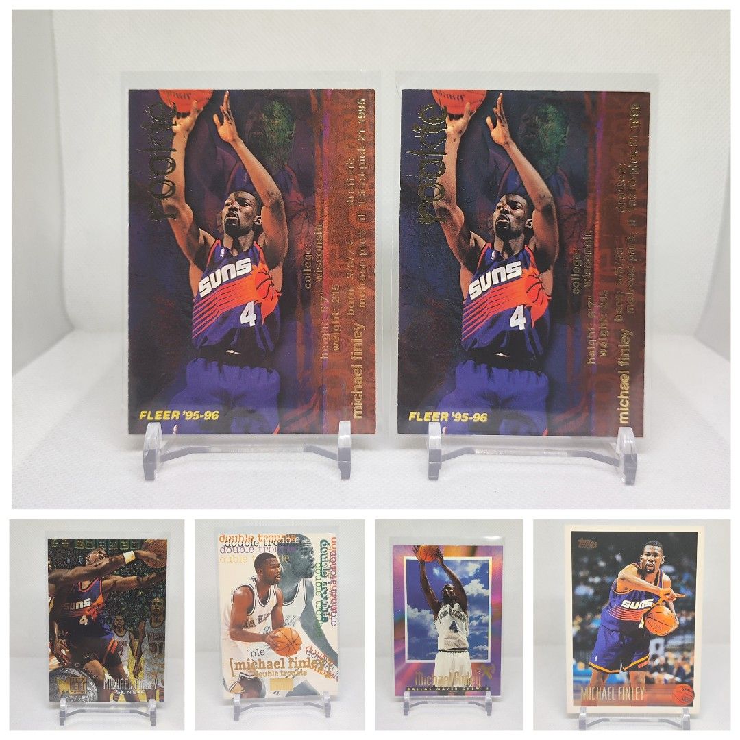 Michael Finley nba cards Rookie Card RC and base, Hobbies & Toys, Toys ...