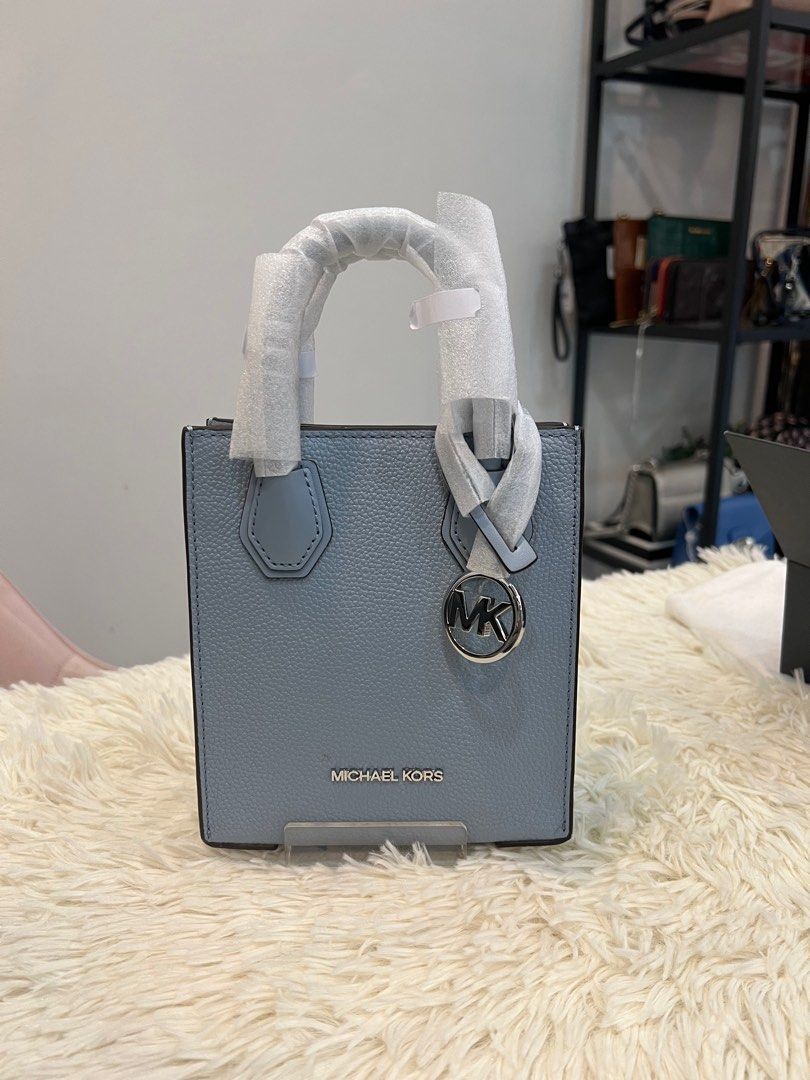 MICHAEL Michael Kors Mercer Extra-Small Pebbled Leather Crossbody Bag ...