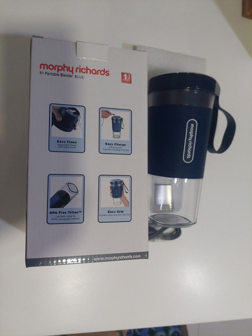 Morphy richards portable Blender blue for fruits juices, TV & Home ...