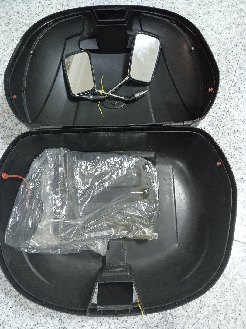 Motorcycle back box, Motorcycles, Motorcycle Accessories on Carousell