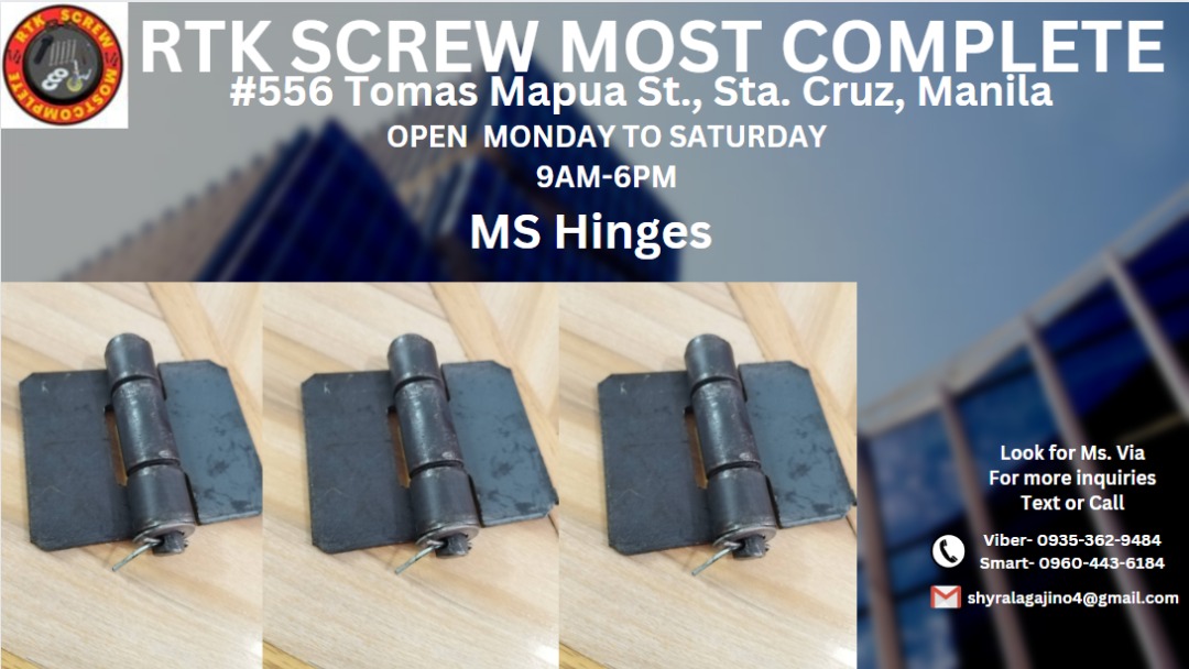 MS HINGES, Commercial & Industrial, Construction Tools & Equipment on ...