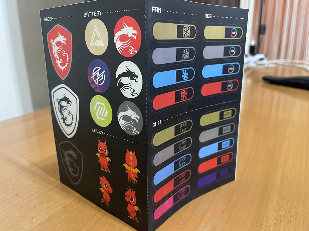 MSI Stickers, Computers & Tech, Parts & Accessories, Other Accessories ...