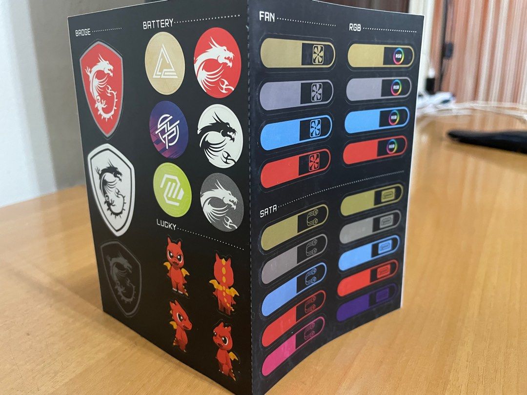 MSI Stickers, Computers & Tech, Parts & Accessories, Other Accessories ...