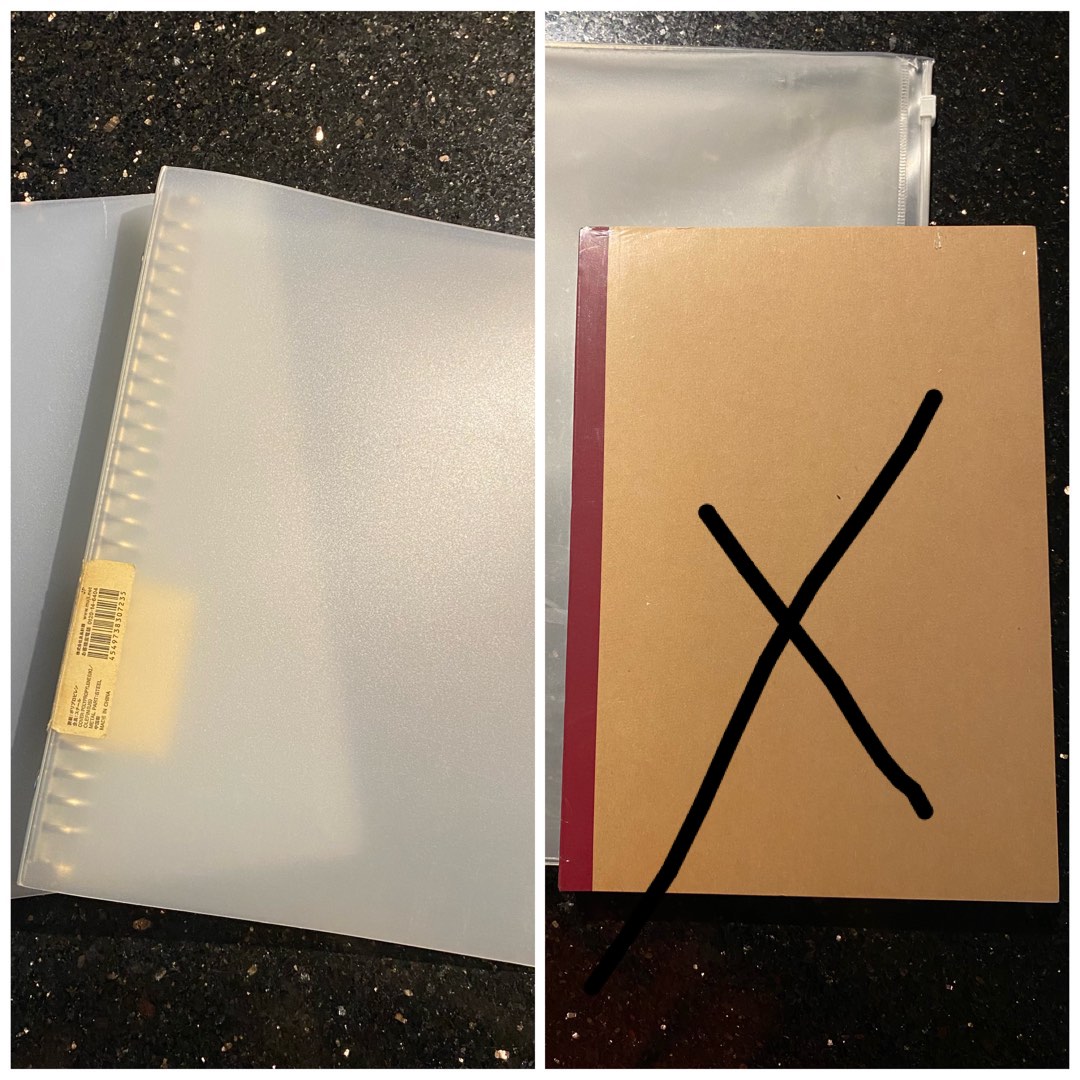 Muji B5 Binder File, Hobbies & Toys, Stationery & Craft, Stationery ...