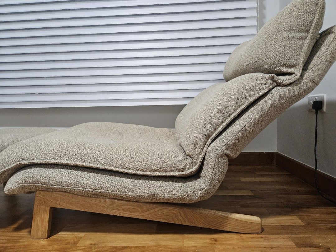 Muji Recliner Sofa / Chair With Ottoman, Furniture & Home Living ...