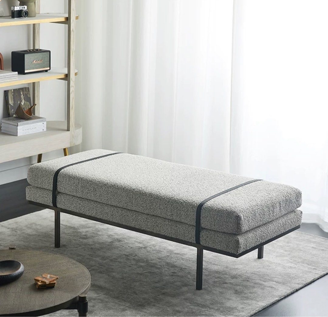 MURI Modern Fabric Bench, Furniture & Home Living, Furniture, Chairs on ...