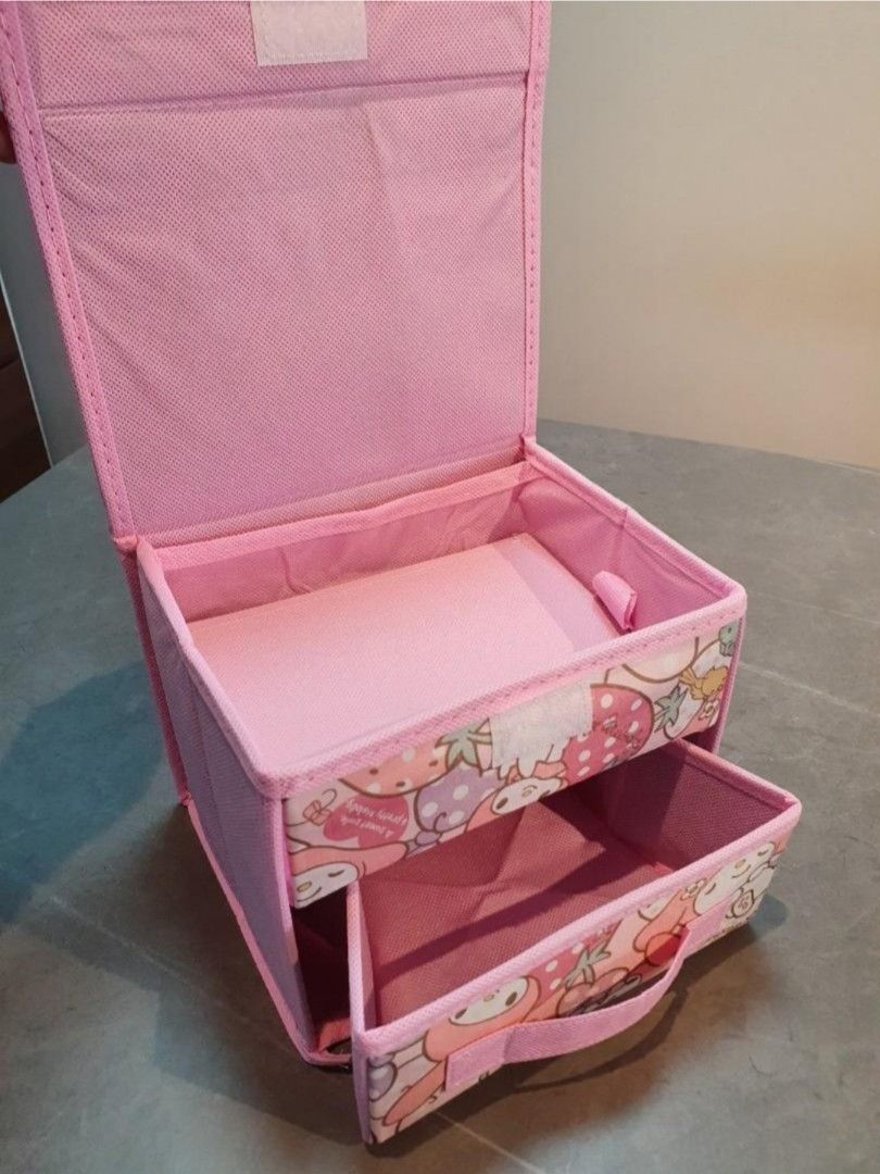 My Melody Strawberry Storage drawers, Furniture & Home Living, Home ...
