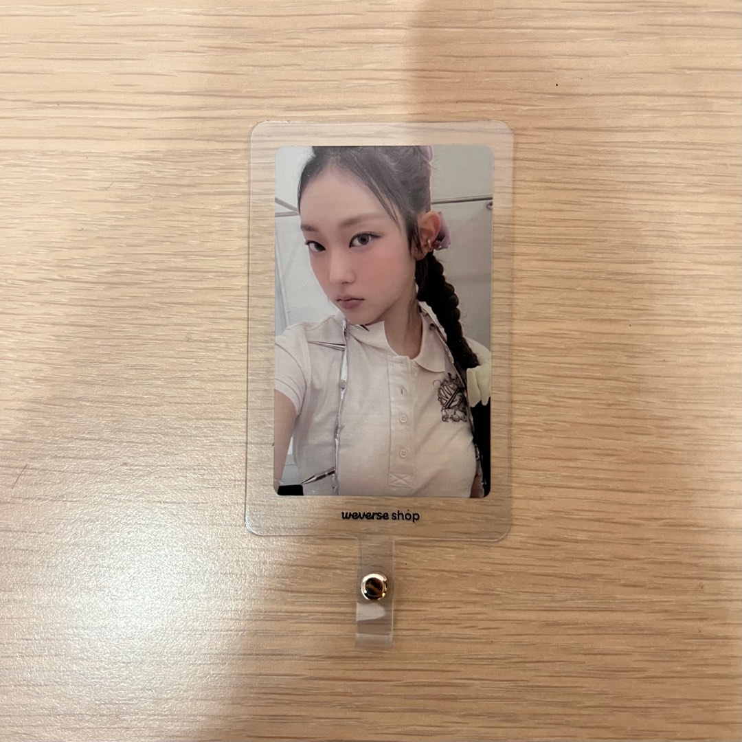 newjeans get up beach bag ver. and box ver. weverse shop pob. haerin pc/ photocard, haerin phone ...