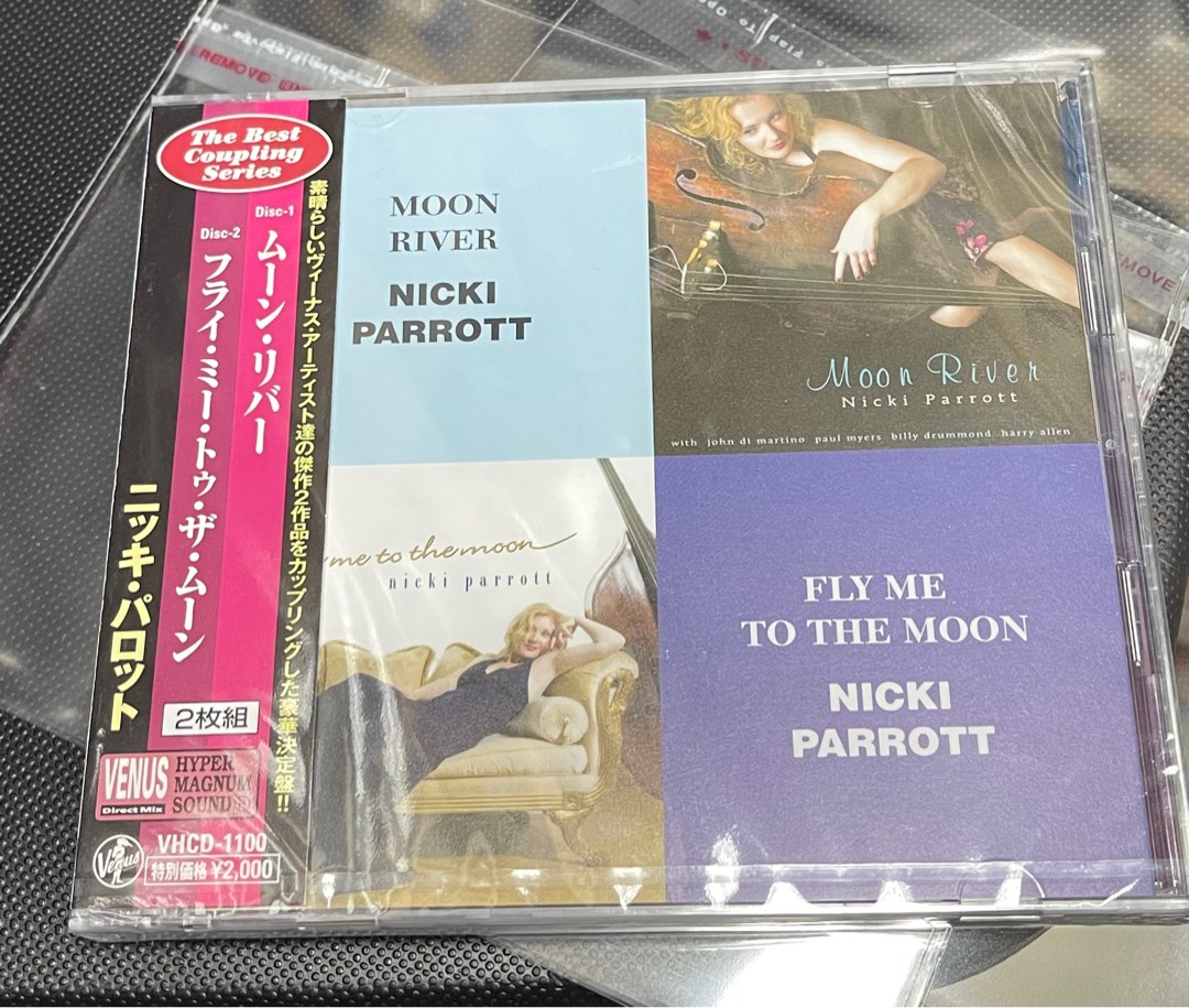 NICKI PARROTT - : Moon River + Fly Me To The Moon 2CD 超靚聲日本版 全新未開封 發燒爵士 ...