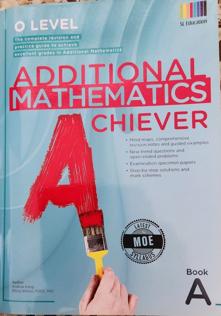 O level Additional Mathematics book A, Hobbies & Toys, Books & Magazines, Assessment Books on ...
