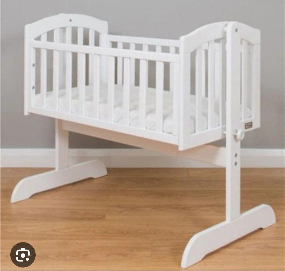 Obaby rocking crib (white), Babies & Kids, Baby Nursery & Kids ...