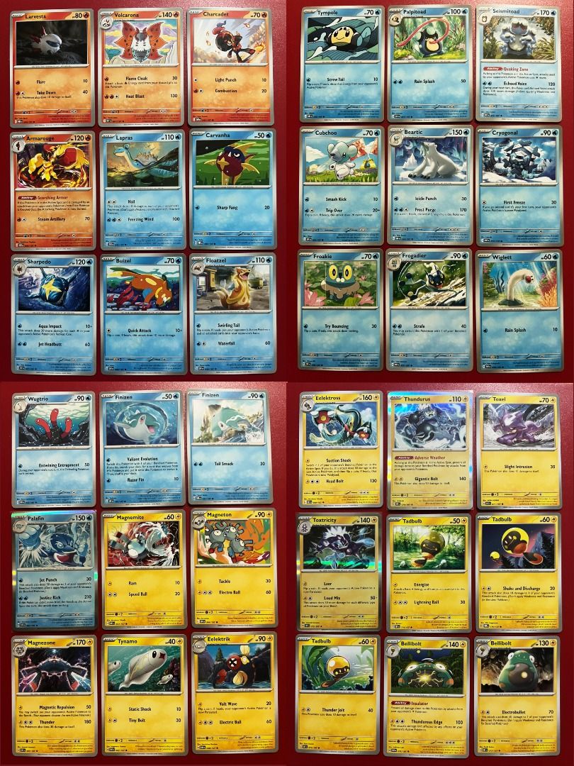 Obsidian Flames (SV03) - Complete Set of Common (95), Uncommon (71) and ...