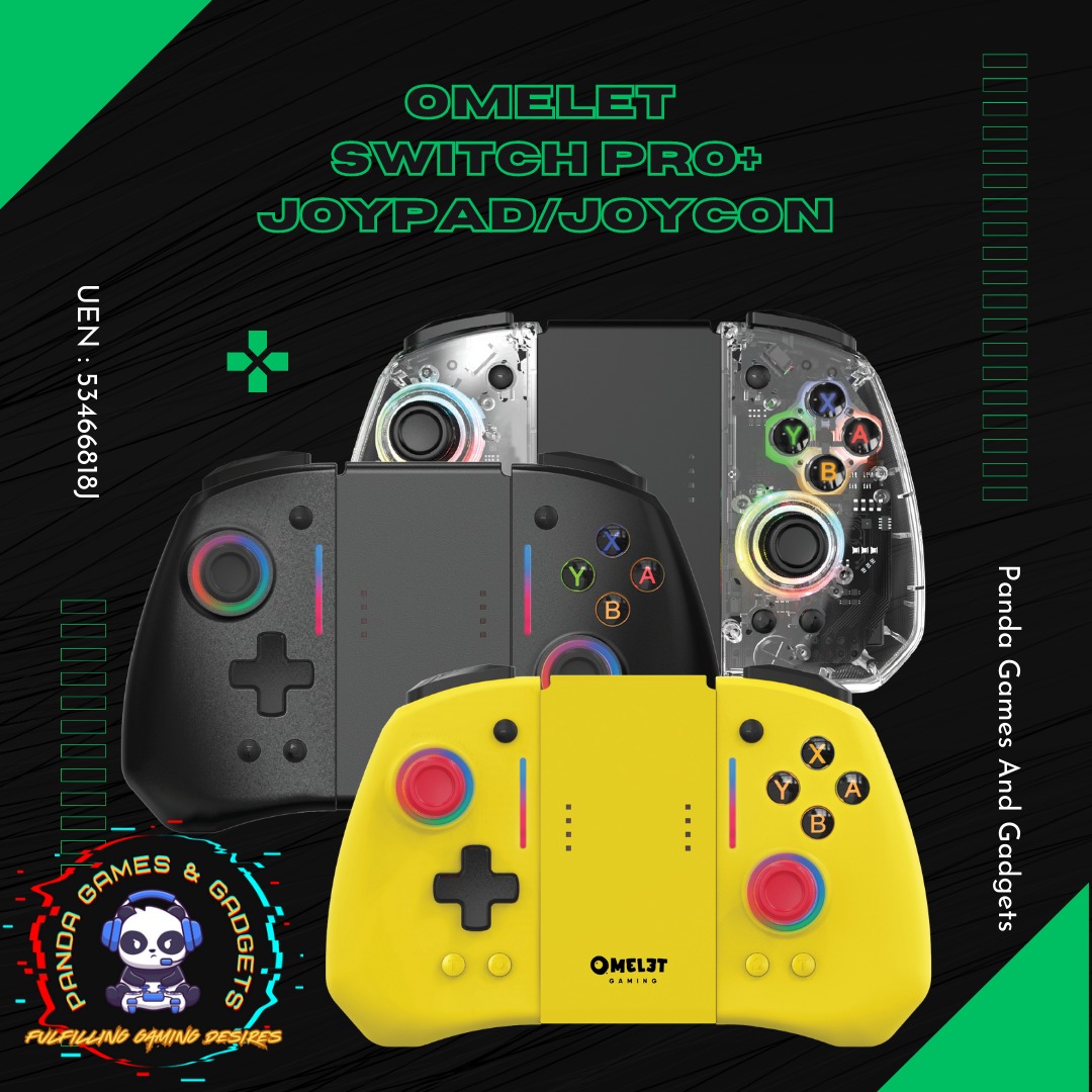 Omelet Pro+ Wireless Joypad/Joycon [SWITCH], Video Gaming, Gaming Accessories, Controllers on ...