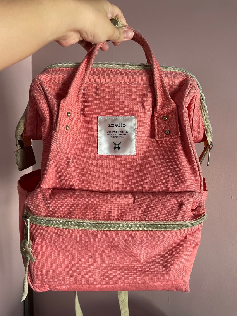 orginal ANELLO pink backpack on Carousell