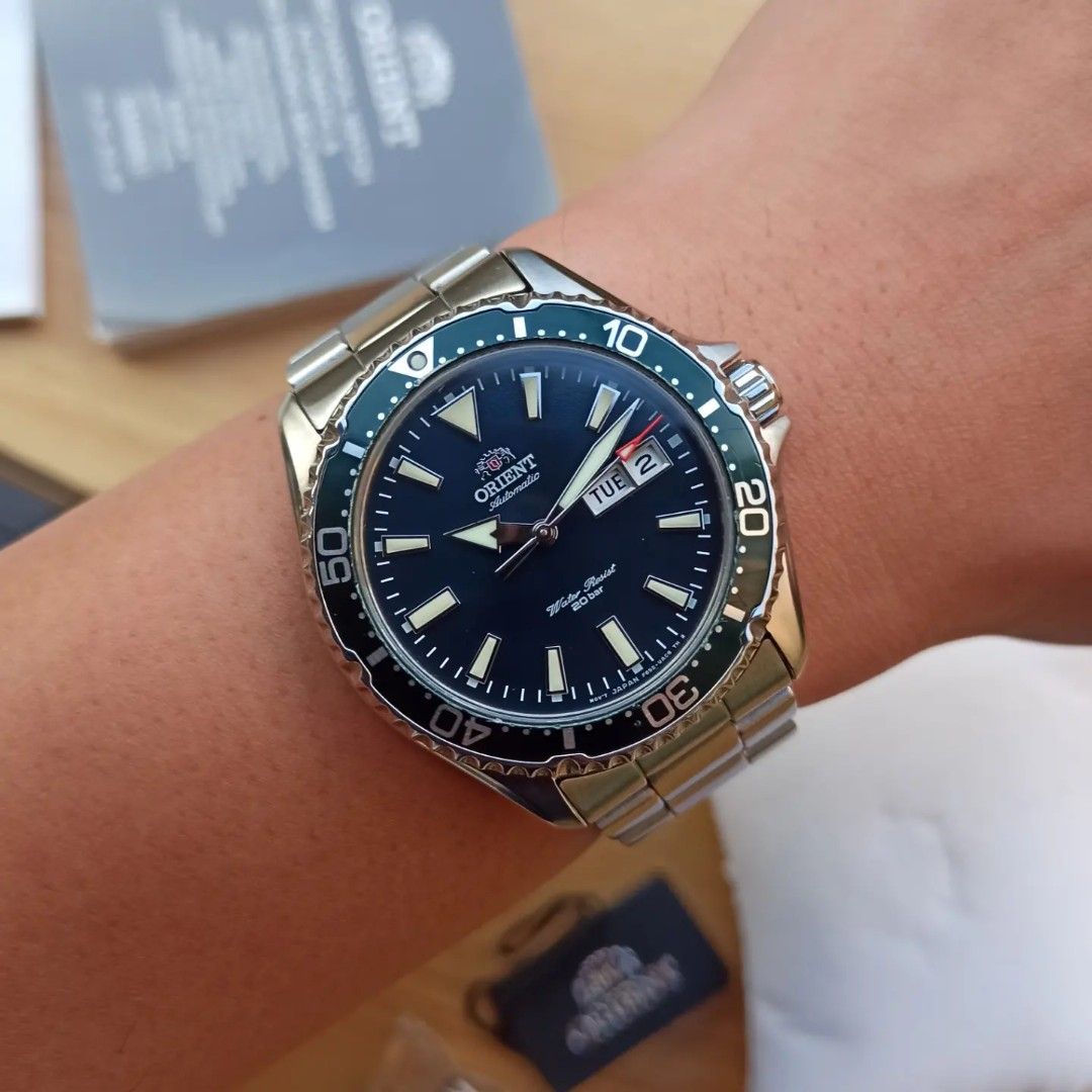 Orient Kamasu II - Mako III Green - Divers Watch, Men's Fashion ...