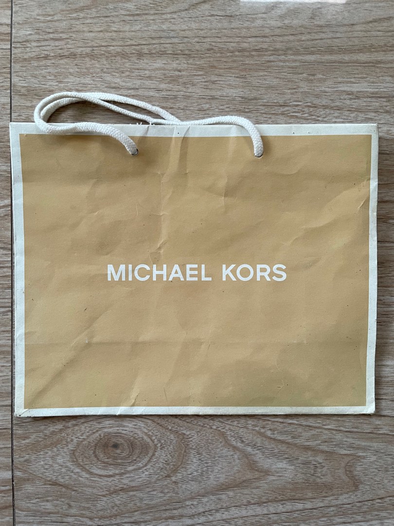 Original Michael Kors MK Paper Bag, Luxury, Bags & Wallets on Carousell