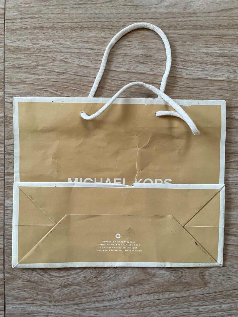 Original Michael Kors MK Paper Bag, Luxury, Bags & Wallets on Carousell