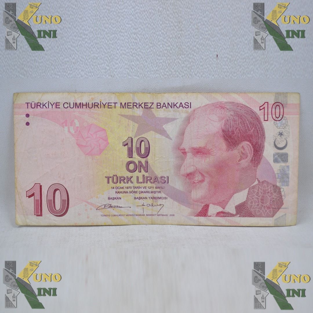 PAKET KOLEKSI FULL SET LENGKAP UANG REAL TURKI LIRA , 6 lembar on Carousell