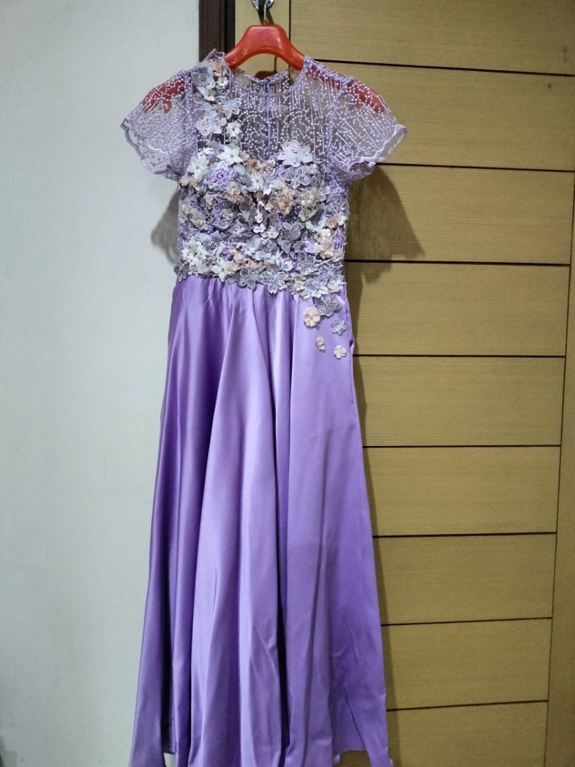 Party dress, custom made designer., Fesyen Wanita, Pakaian Wanita, Gaun ...