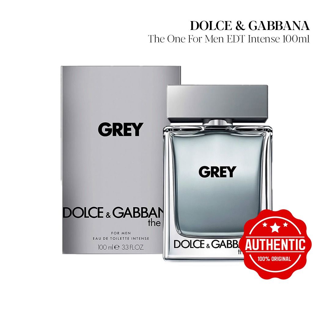 [PERFUME ALLEY] Dolce & Gabanna The One For Men Grey EDT Intense 100ml, Beauty & Personal Care ...
