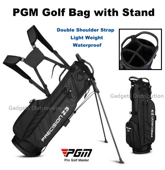 PGM 2kg QB074 Golf Double Shoulder Strap Carrying Bag Stand Waterproof ...
