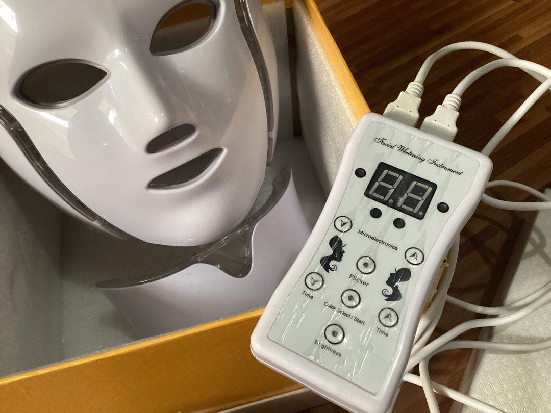 Photodynamic therapy mask korean led, Beauty & Personal Care, Face ...