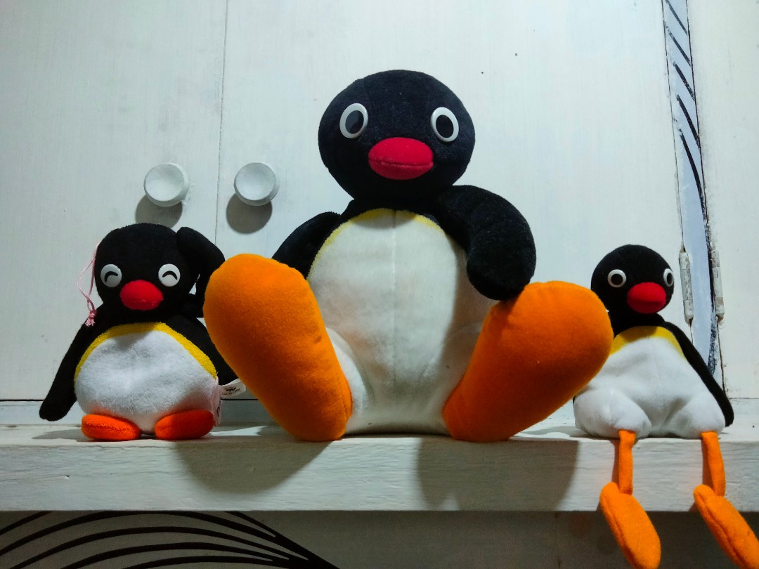 Pingu Plush Set on Carousell