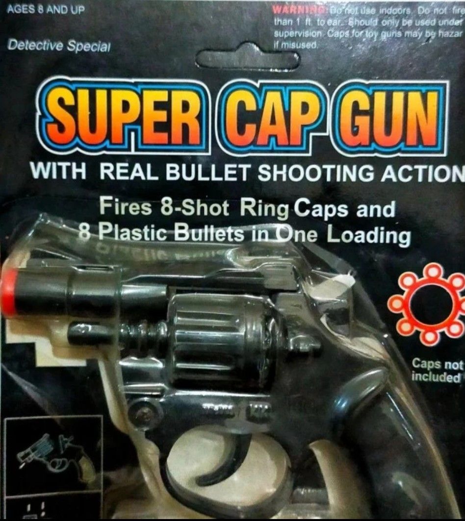 Pistol Mainan Jadul "Super Cap Gun", Toys & Collectibles, Mainan di ...