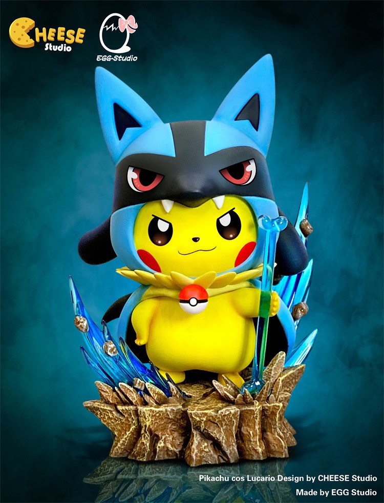 [PO] Cheese X Egg Studio - Pokemon Pikachu Cosplay Lucario - StatuesGK ...