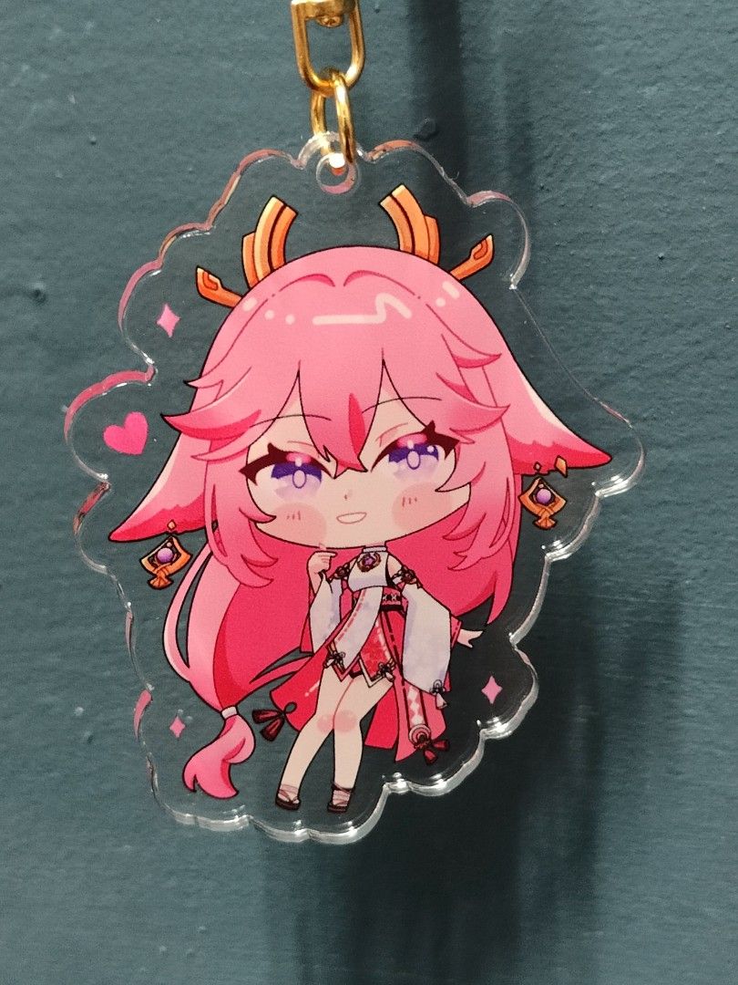 [PO] Fanmade Genshin Impact and ORV keychain, Hobbies & Toys ...