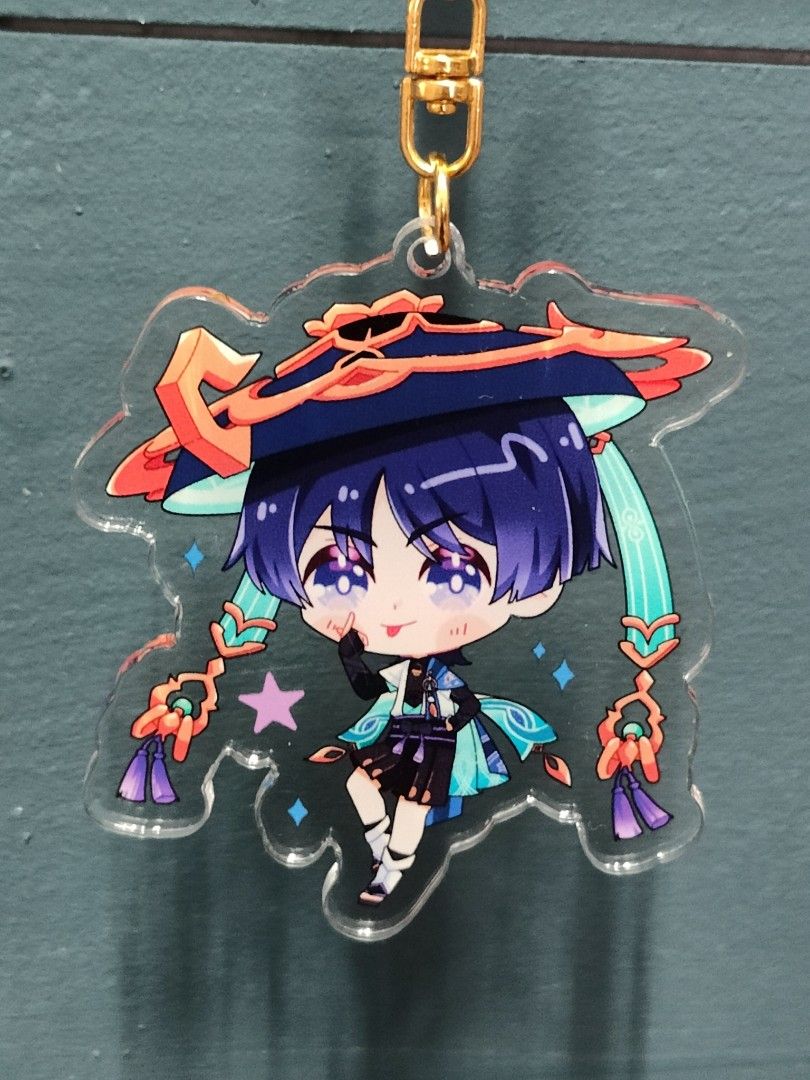 [PO] Fanmade Genshin Impact and ORV keychain, Hobbies & Toys ...