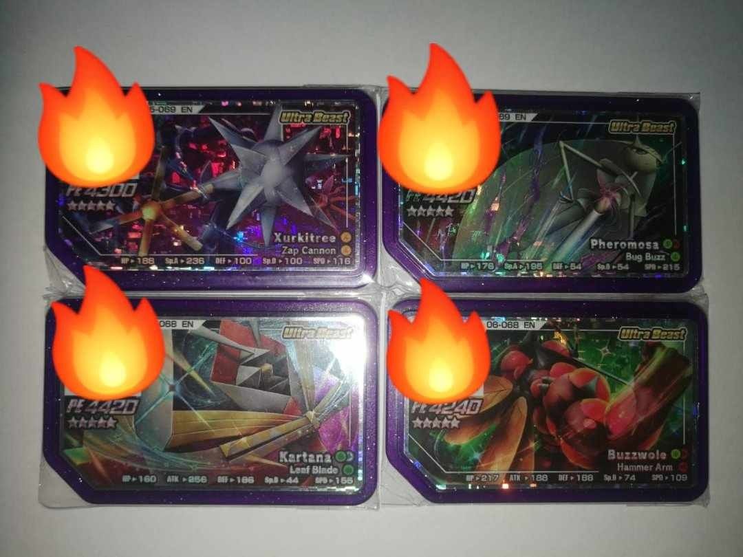 Pokemon Gaole - Ultra Beast Set | Buzzwole | Kartana | Pheromosa ...