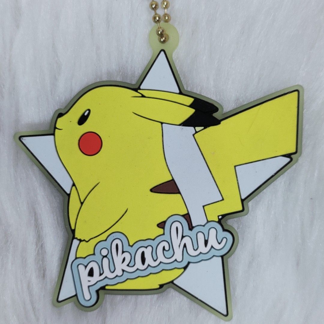 Pokemon Pikachu Rubber Charm on Carousell