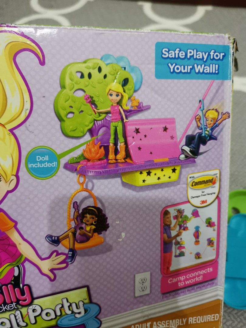 Polly Pocket Wall Party Camp, Hobbies & Toys, Toys & Games on Carousell