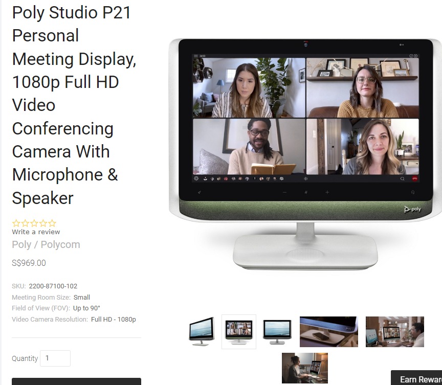 Poly Studio P21 Is The New All-In-One monitor, Computers & Tech, Parts & Accessories, Monitor ...