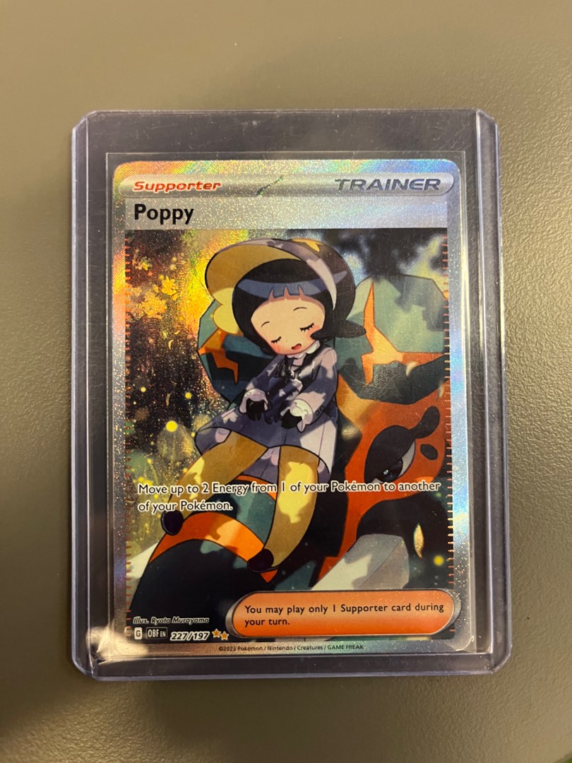 Poppy SIR/SAR Obsidian Flames SV03 - Pokemon TCG, Hobbies & Toys, Toys ...