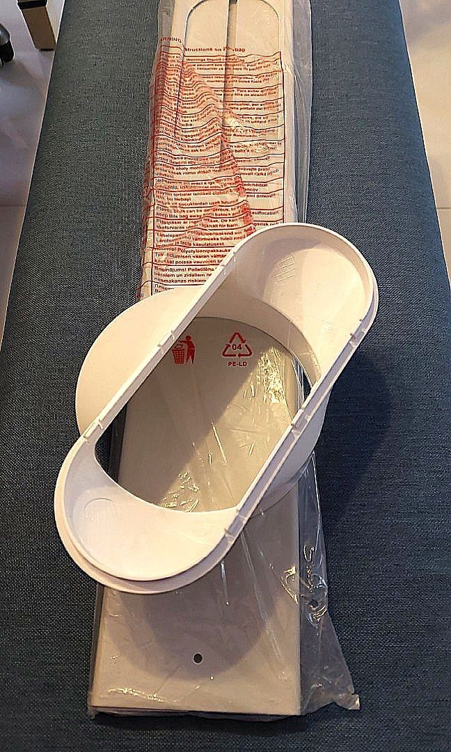 Portable aircon airconditioner window kit set. Acrylic adapter for 15cm ...