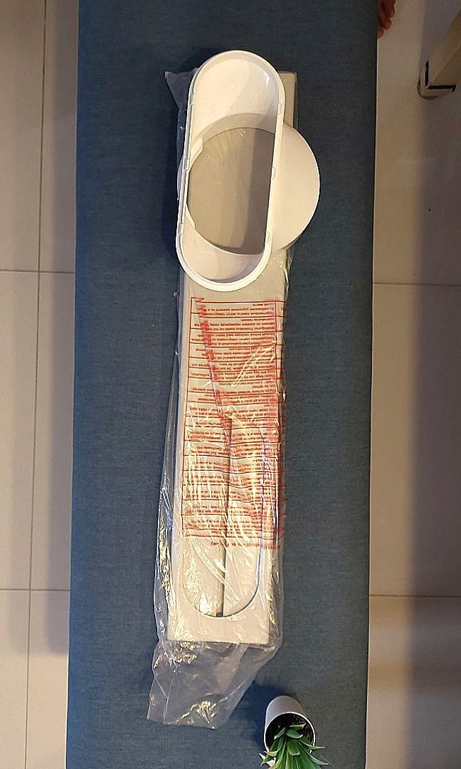 Portable aircon airconditioner window kit set. Acrylic adapter for 15cm ...