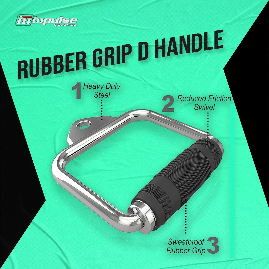 Professional Gym Single D Handle, Sports Equipment, Other Sports ...