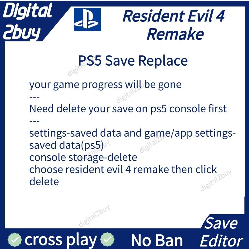 PS5/4 Resident Evil 4 Remake Save Editor RE4R Save Modding RE4 Save Cheats Biohazard Re4 on ...