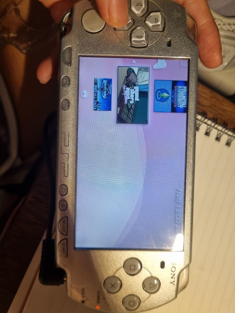 Psp Limited edition silver, Video Gaming, Video Game Consoles ...